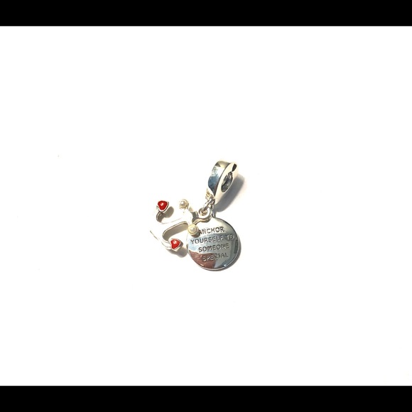 Pandora | Jewelry | Pandora Charm Anchor Of Love Dangle | Poshmark
